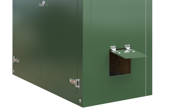 Double Door GRP Cabinets, Single Skin or 12mm Ply Lined | Direct GRP